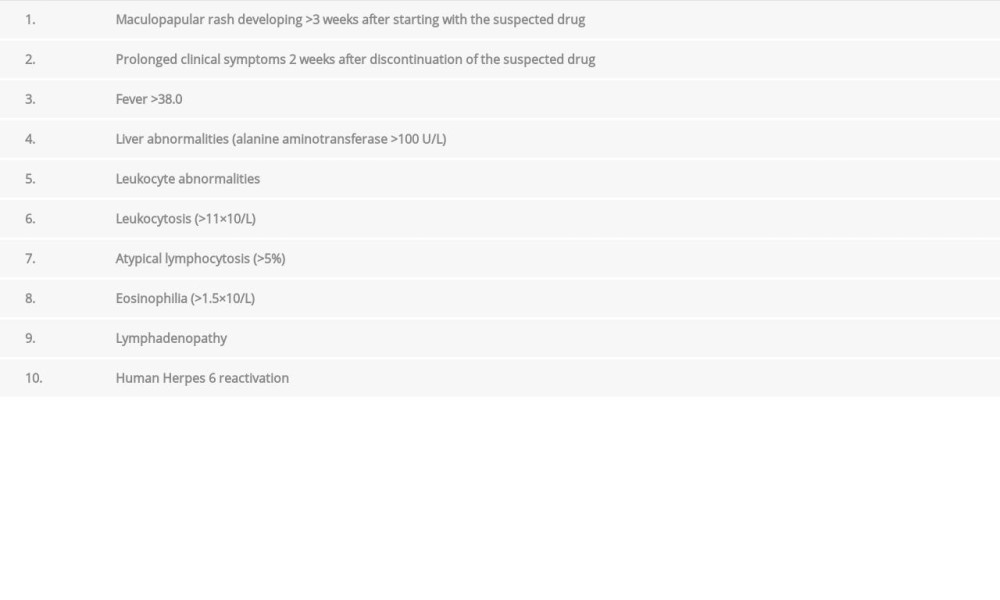 American Journal of Case Reports | Complicated Drug Reaction with ...